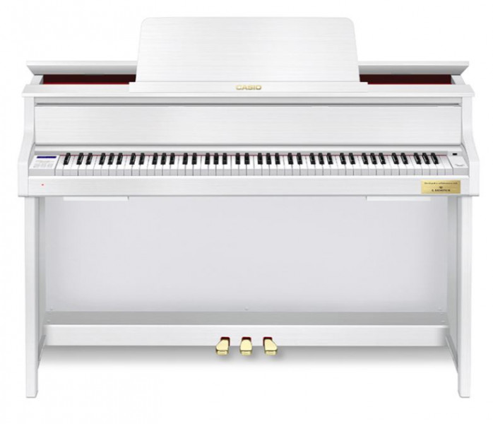 Casio GP 310 Blanc mat Grand Hybrid Celviano pack premium - Dorélami